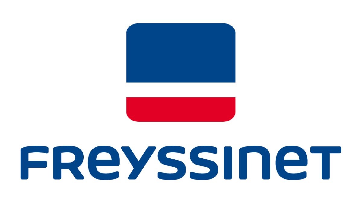 Sitemap van de bedrijfswebsite van Freyssinet